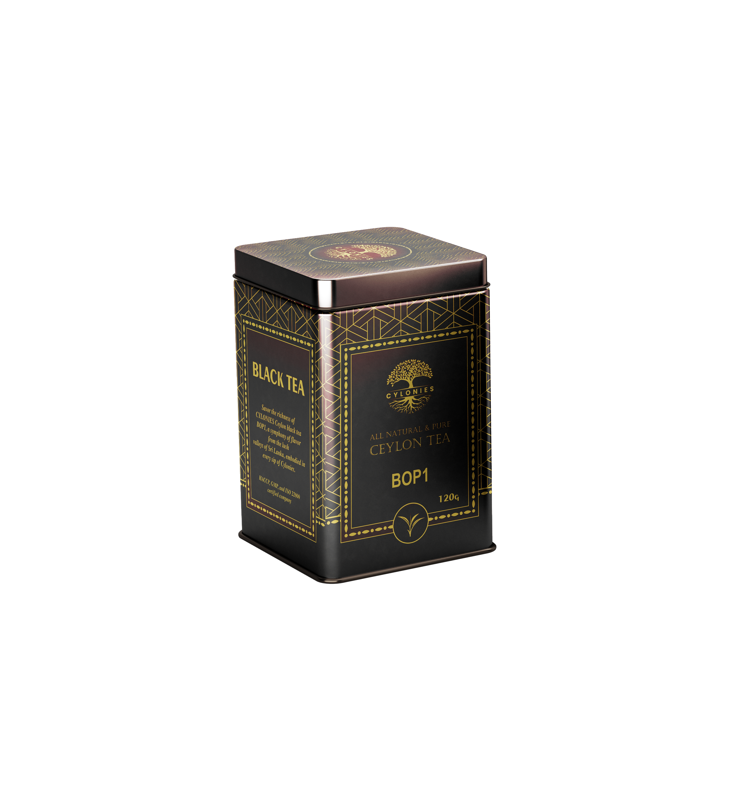Ceylon Black Tea BOP1 - 120g Tin Caddy | Cylonies