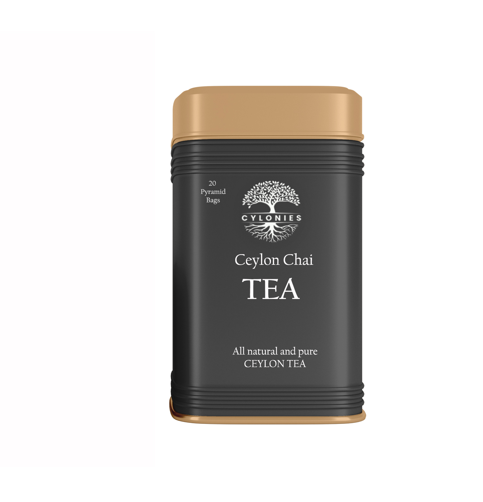 Ceylon Chai Tea - 20 tea bags (Metal Can)