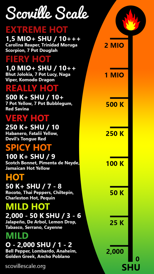 Carolina Reaper - World's Hottest Chili Pepper [Ranked by Scoville]
