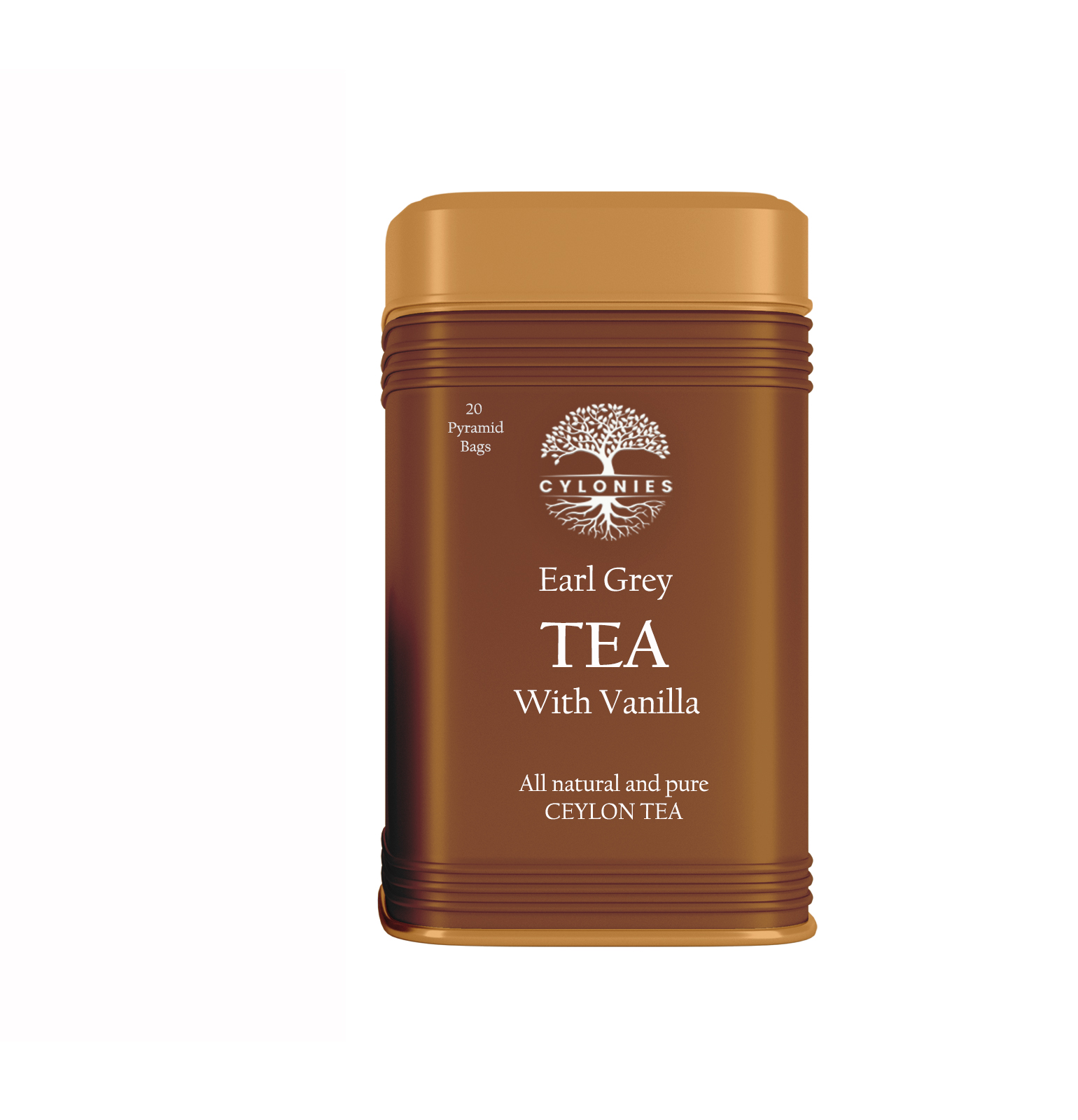 Vanilla Earl Grey Tea - 20 Tea bags (Metal Can)